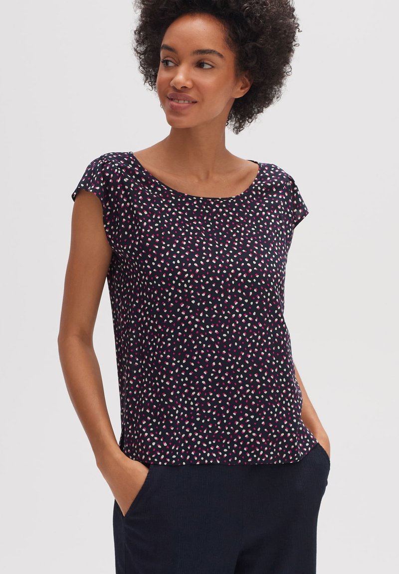 OPUS FANNIE SUMMER - Bluse - coal blue/blau - Zalando.at