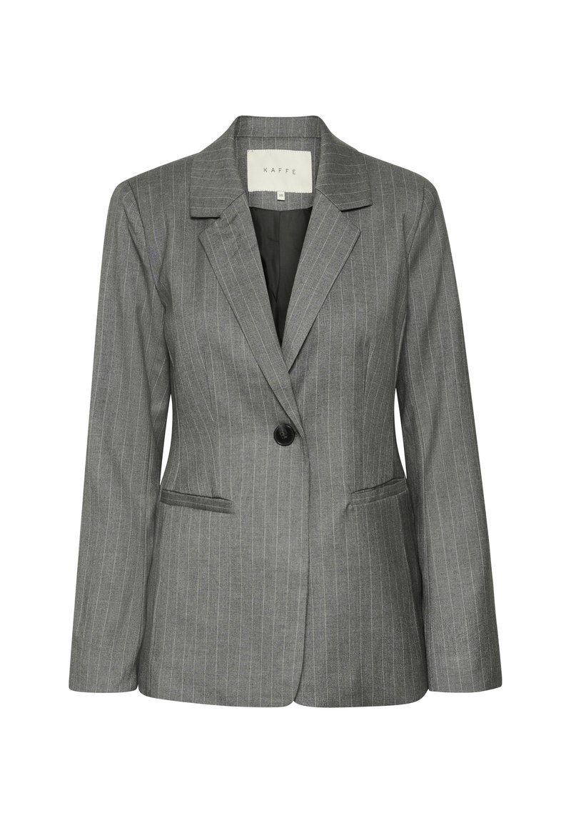 Kaffe DORI - Sacou - dark grey pinstripe/gri - Zalando.ro