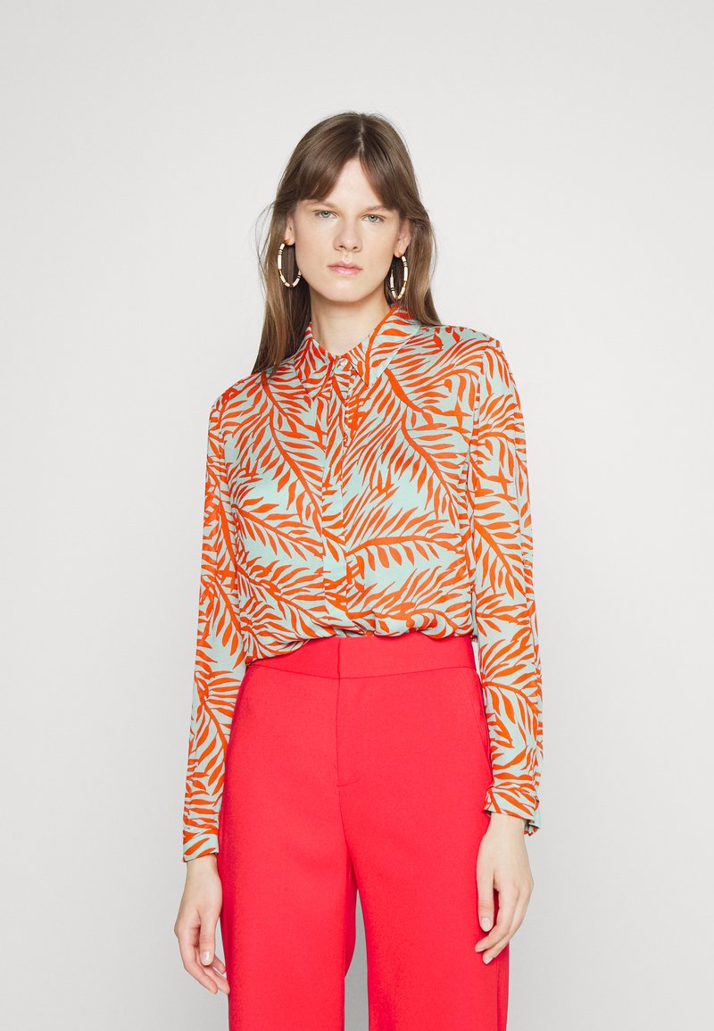 Diane von Furstenberg LORELEI - Blusa - bella cloud turquoise/multicolor - Zalando.es