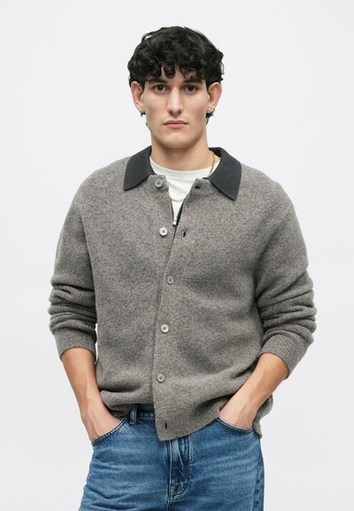 NN.07 JASPER CREW CARDIGAN - Gilet - mable husk/marron - ZALANDO.FR