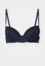 Tommy Jeans HERITAGE BRAS - Push-up bra - dark night navy/dark blue ...