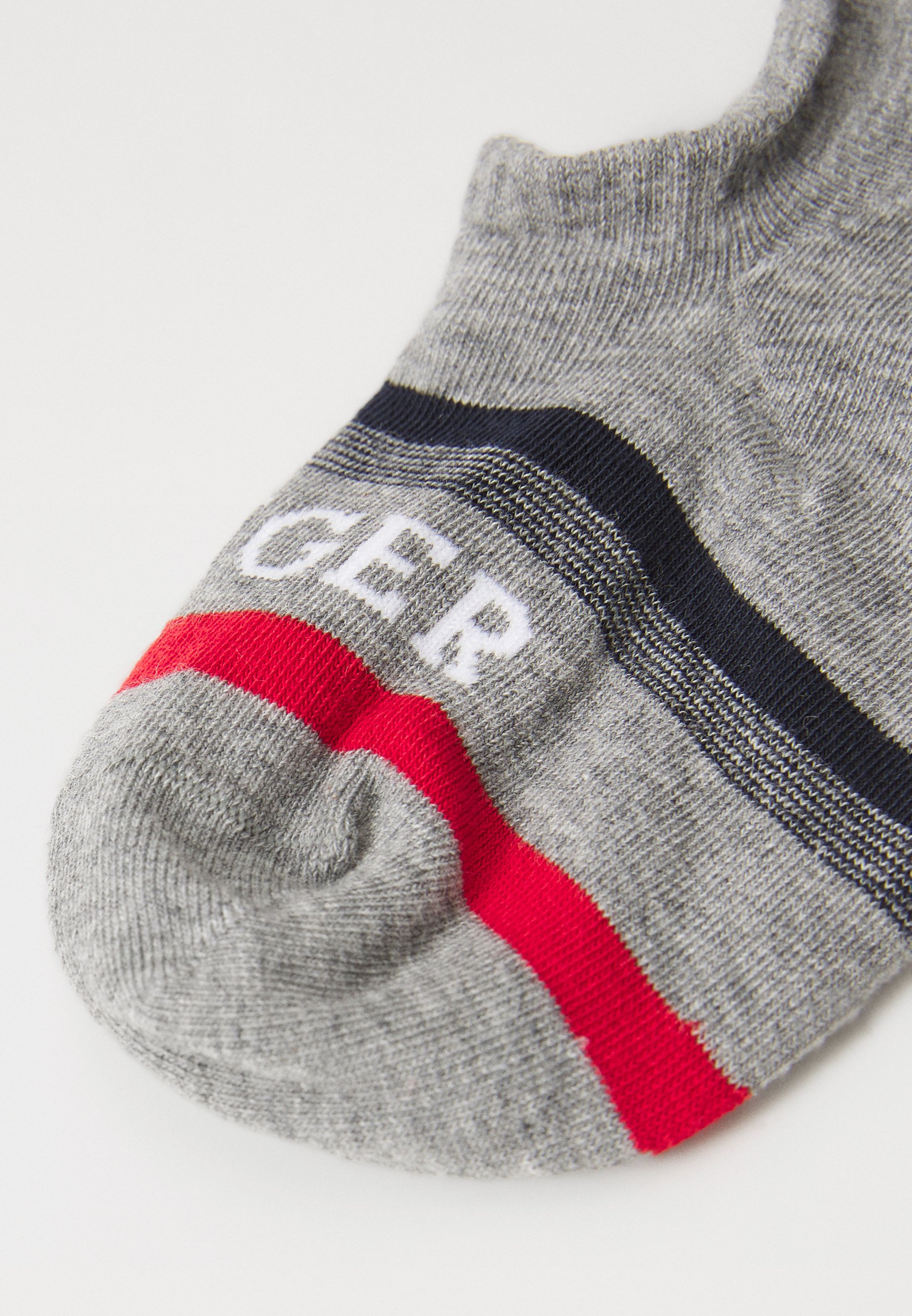 MEN FOOTIE TAB 2 PACK Trainer socks mid grey melange