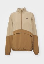 Under Armour ANORAK - Chaqueta de entrenamiento - camel/black/camel ...