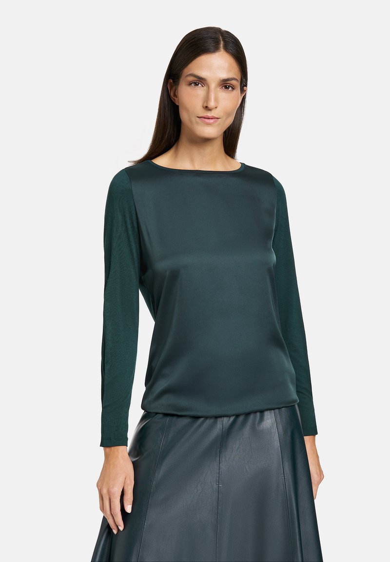 Gerry Weber FLIESSENDES - Bluse - green teal/dunkelgrün - Zalando.de