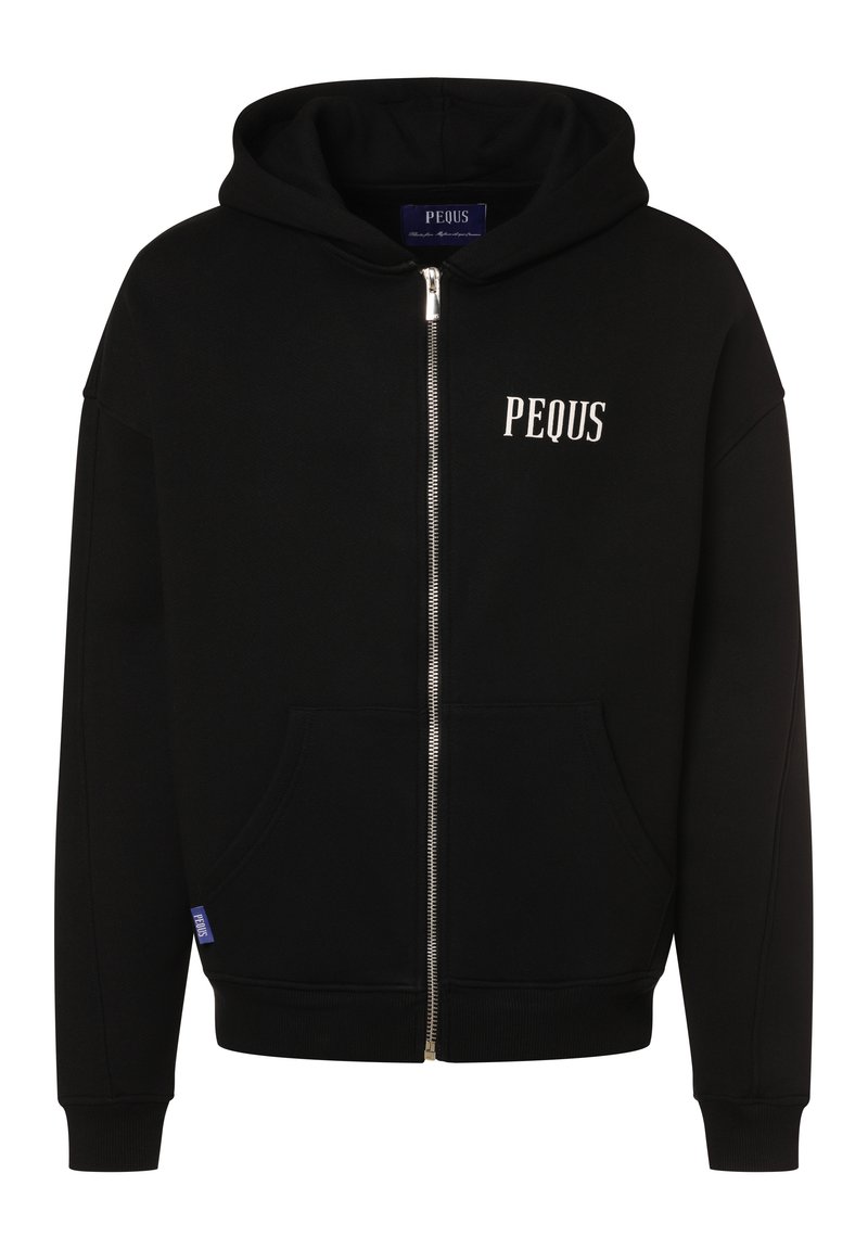 PEQUS Sweater met rits - schwarz/zwart - Zalando.nl
