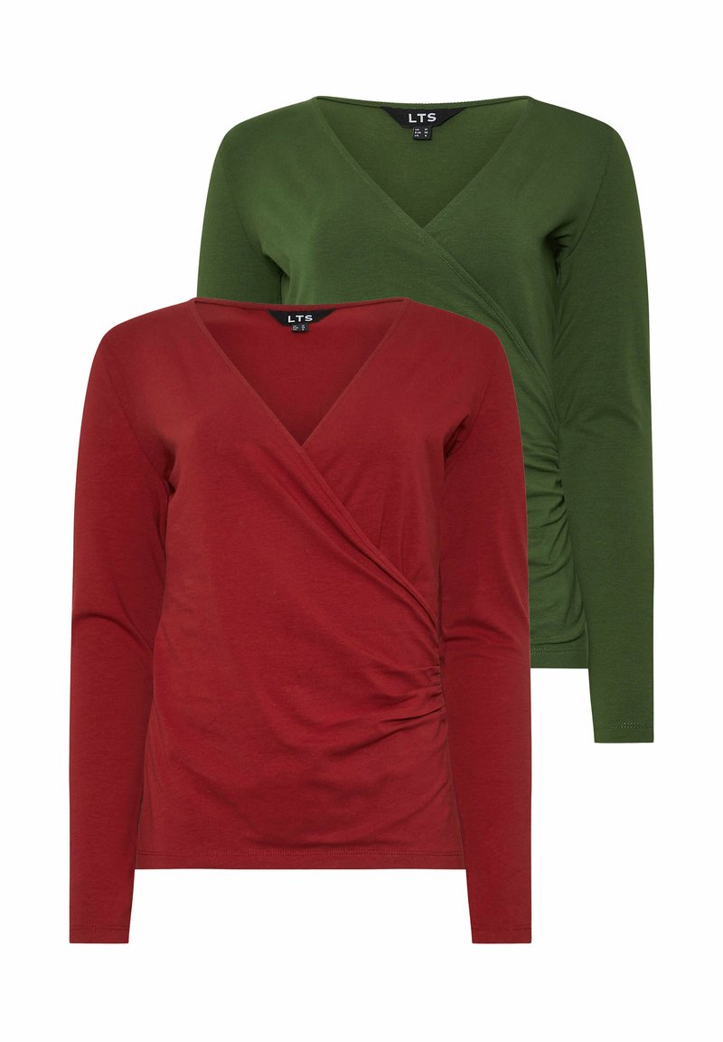 Long Tall Sally 2 PACK - Longsleeve - red/rood - Zalando.nl
