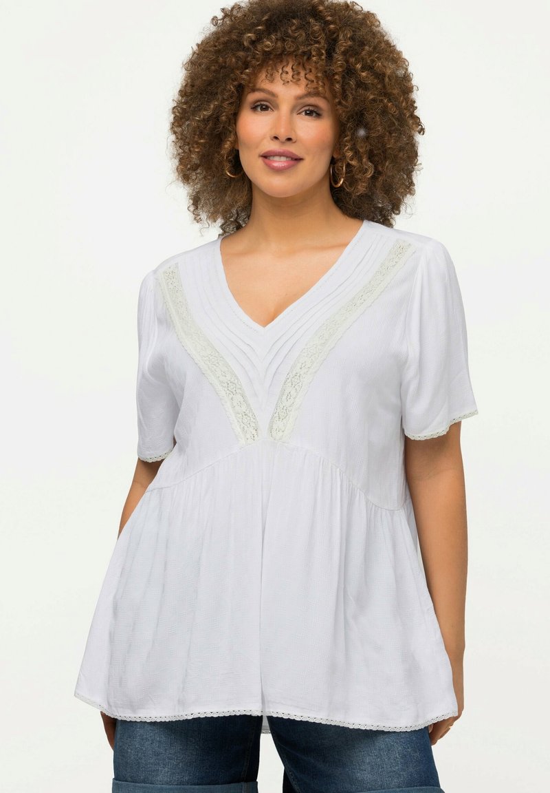 Ulla Popken Bluse - white/weiß - Zalando