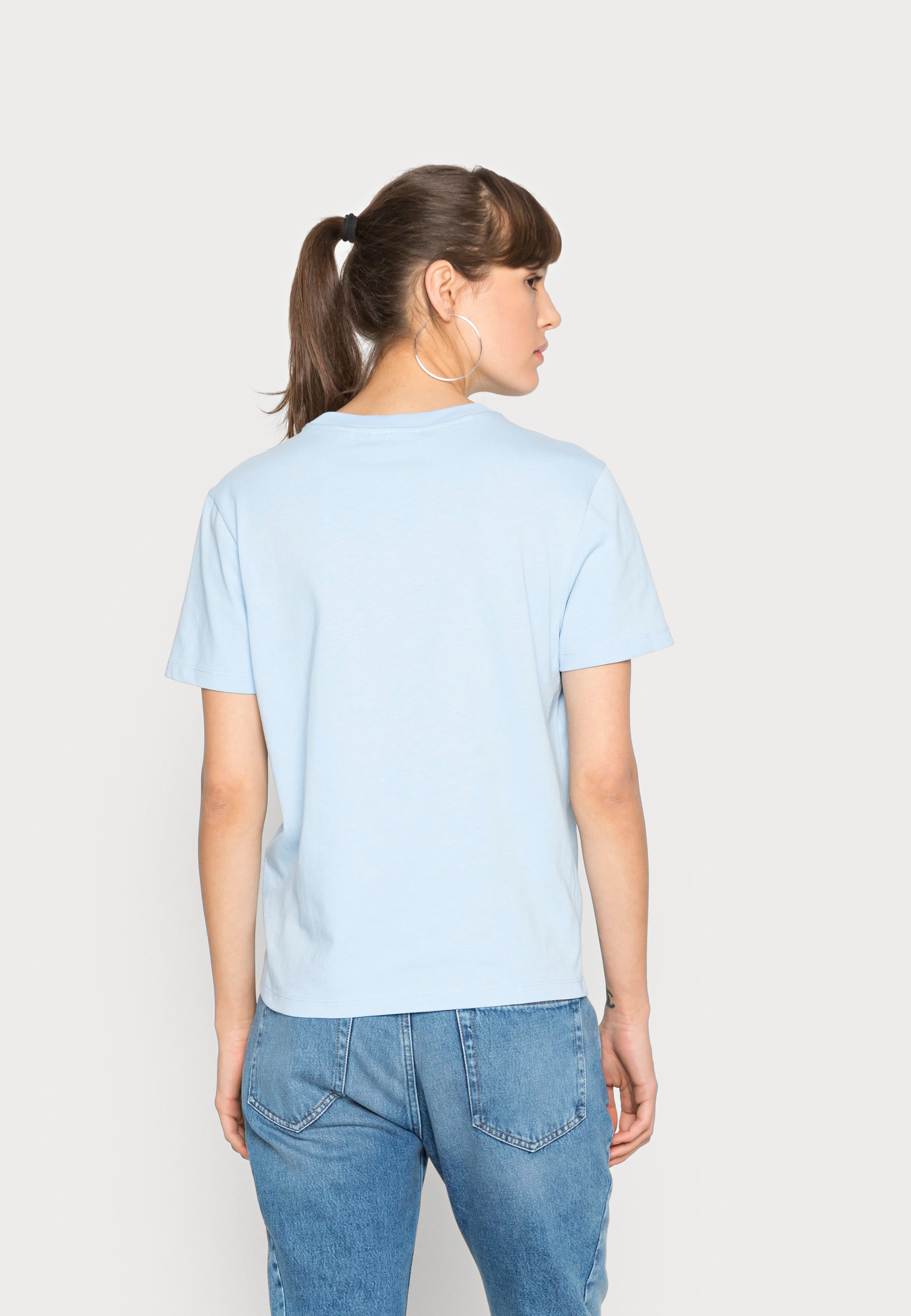 Baby blue lacoste t shirt store