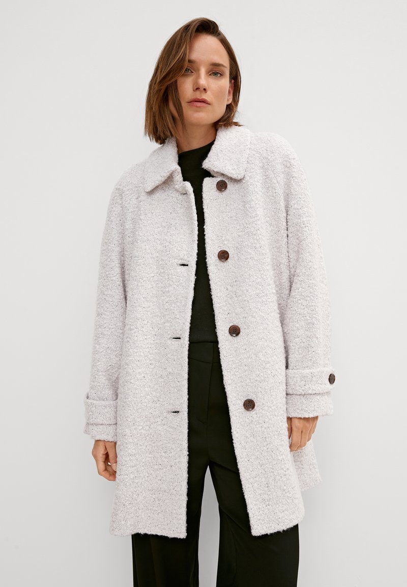 comma Classic coat - ivory/beige - Zalando