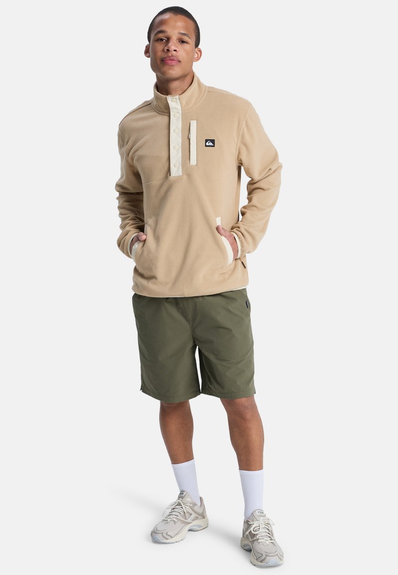 Quiksilver NO DESTINATION HS - Fleece jumper - cjz0/mottled brown - Zalando