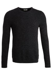 Selected Homme VINCE LS BUBBLE CREW NECK W NOOS - Strickpullover - dark sapphire/twisted blue ...