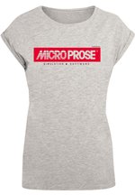 F4NT4STIC RETRO GAMING MICROPROSE - T-Shirt print - heather grey/grau ...