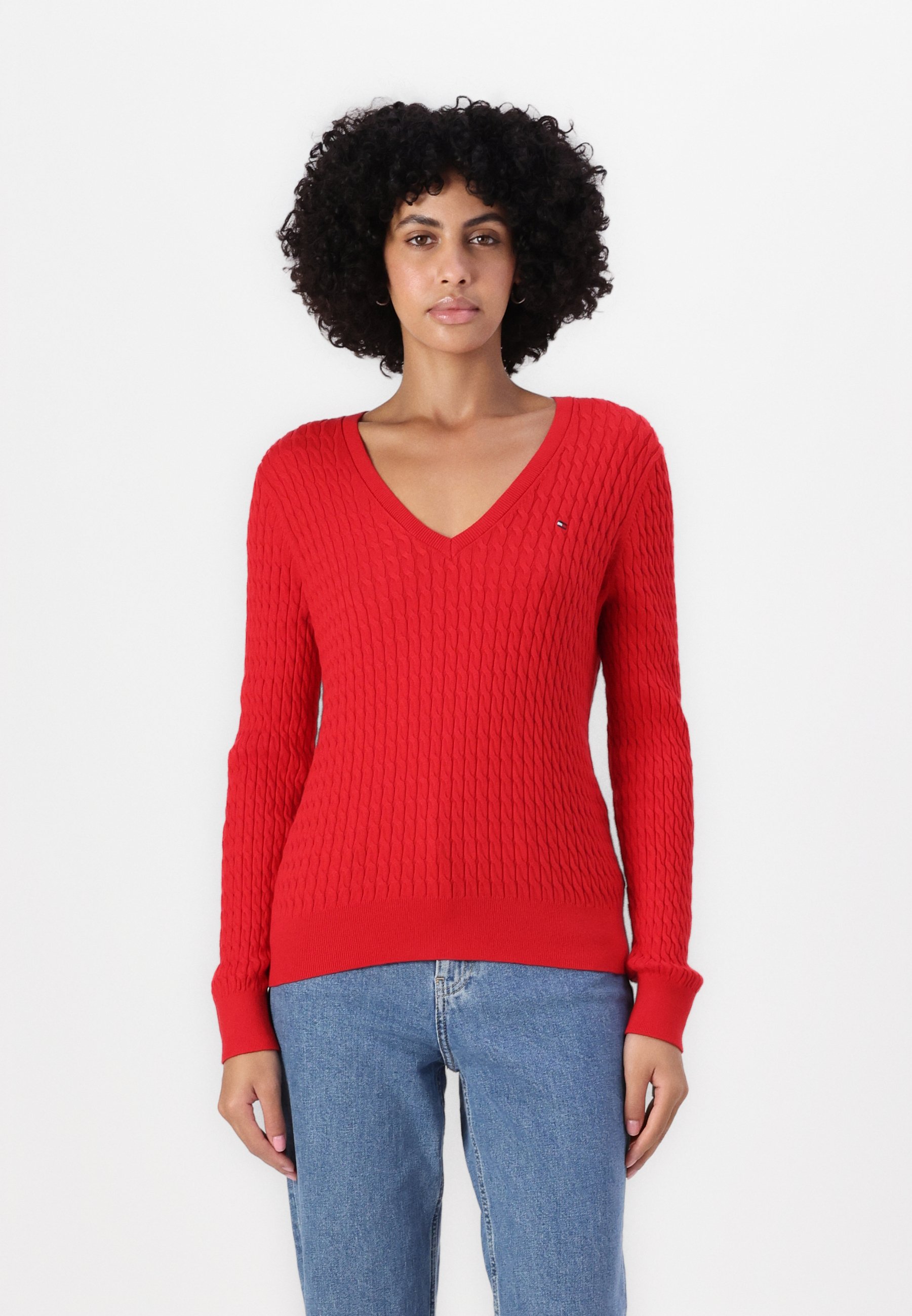 Tommy Hilfiger CABLE Jumper primary red red Zalando