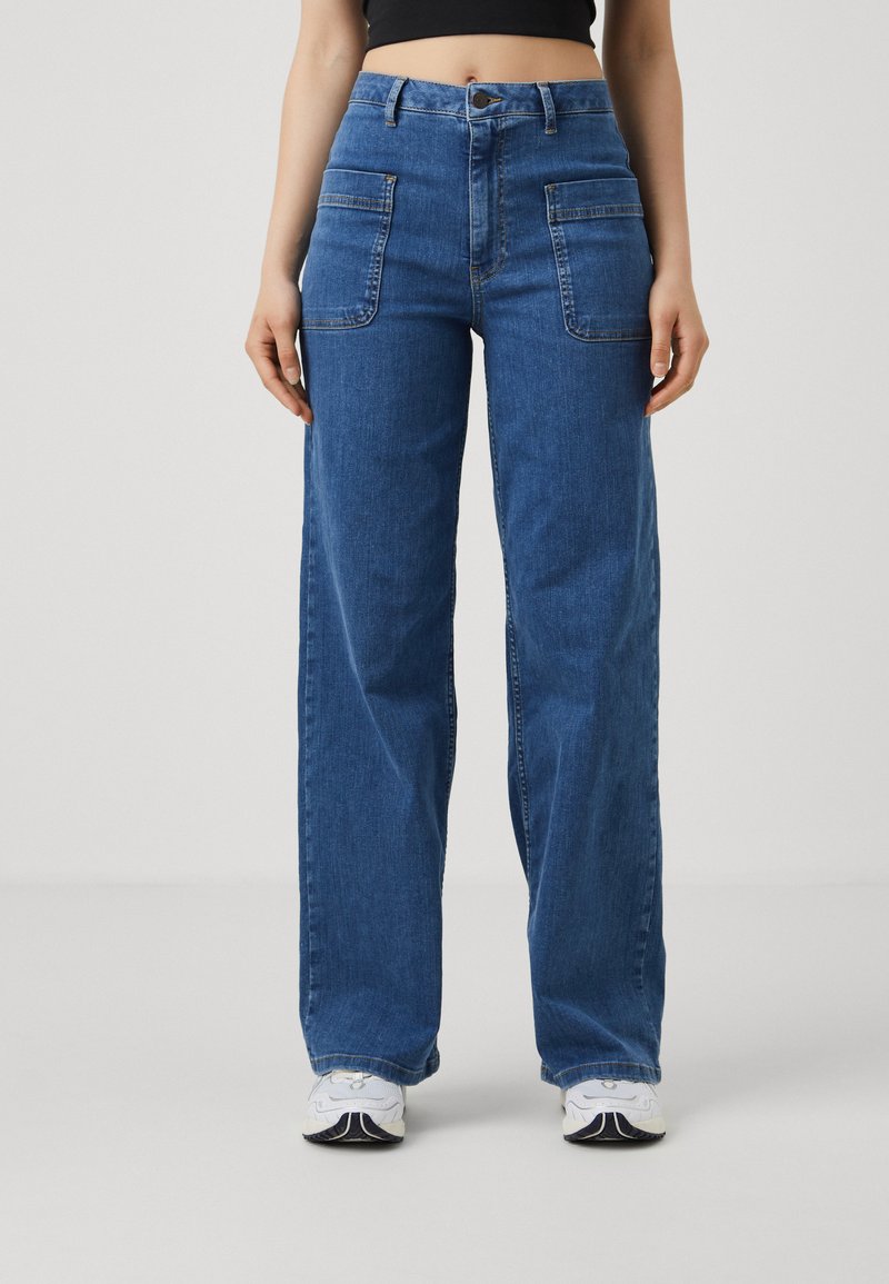 Object OBJSAVA - Jeans Straight Leg - light blue denim/light-blue denim ...