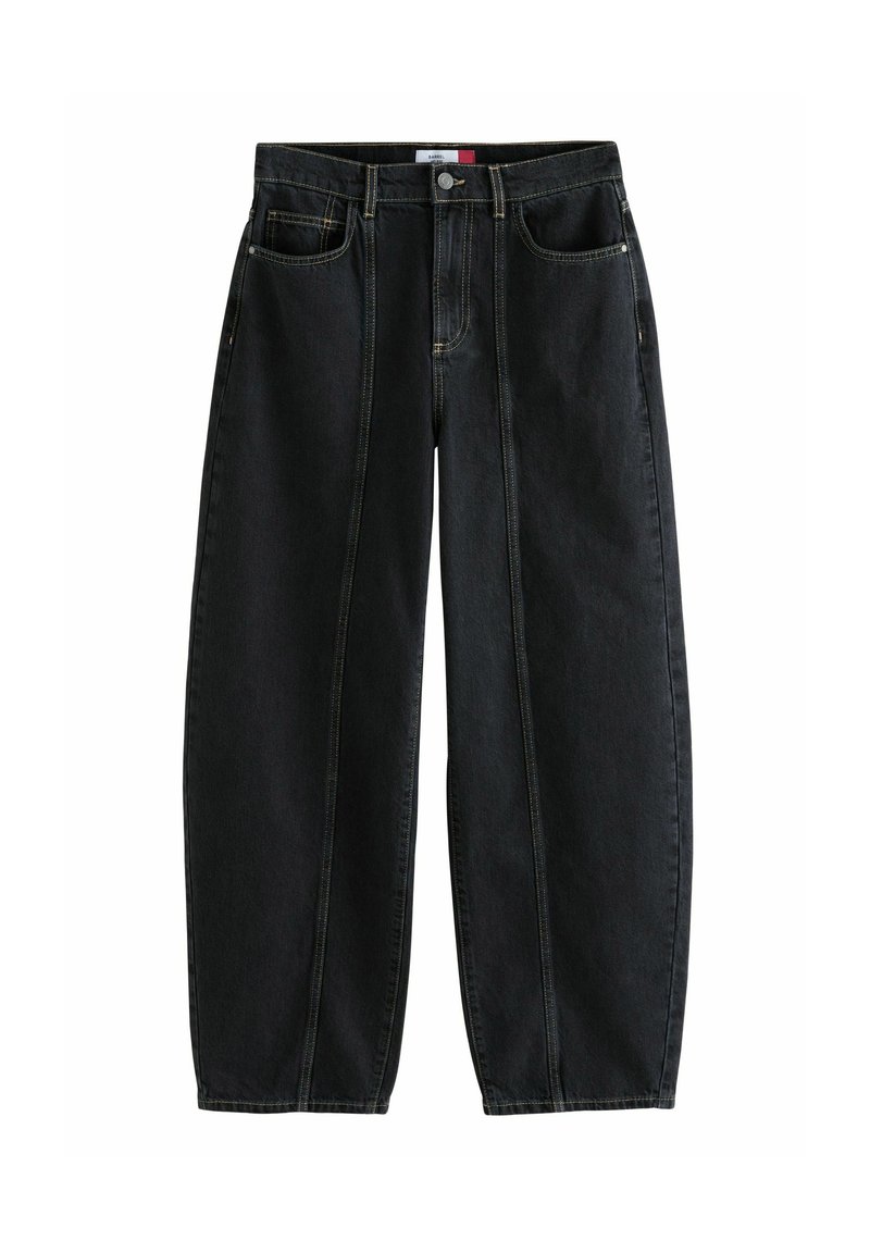 Next BARREL LEG - Jeans Relaxed Fit - washed black/schwarz - Zalando