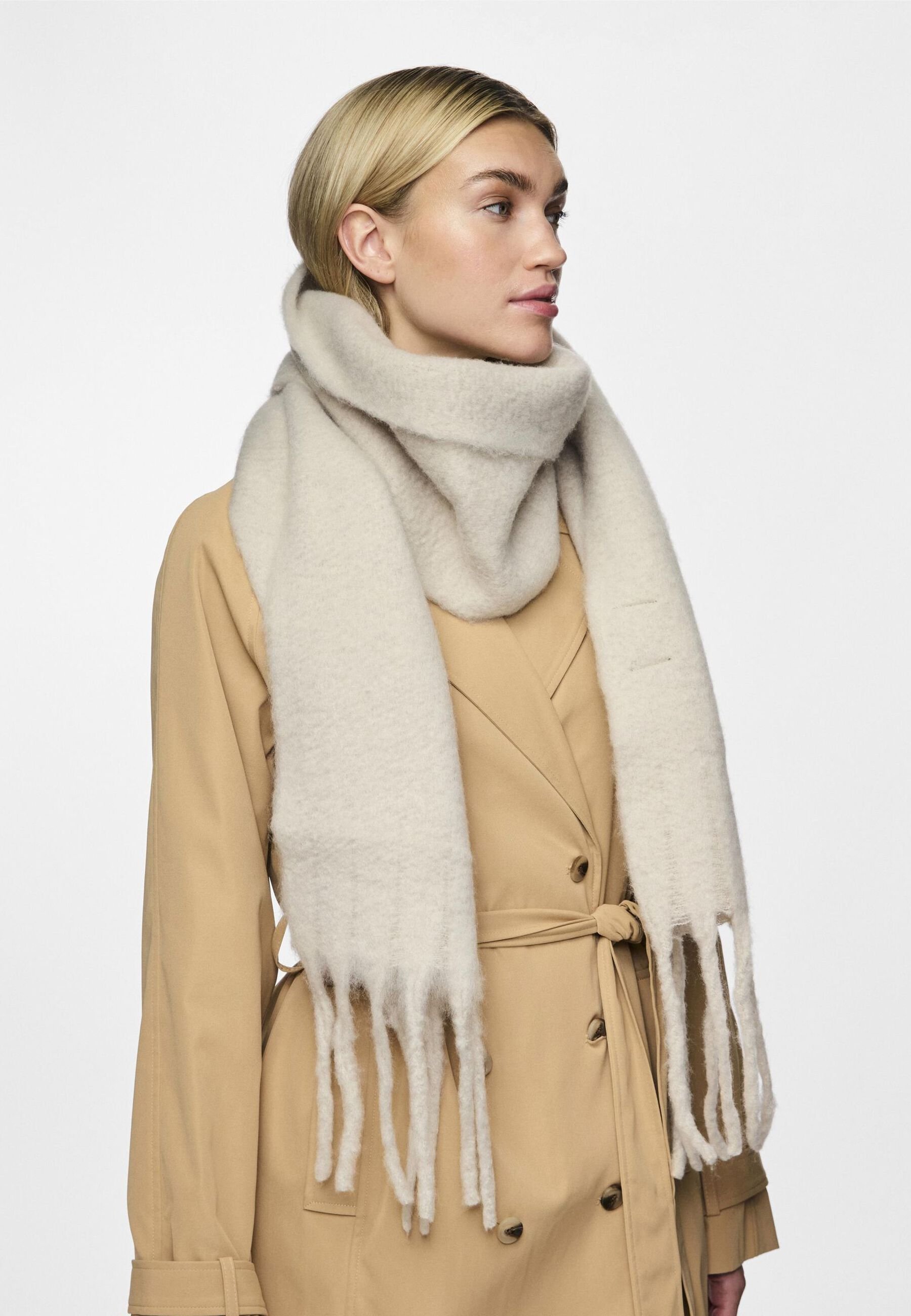 Pieces PCLULU SOLID LONG SCARF Scarf dove light grey Zalando