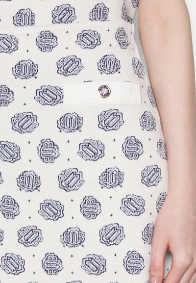 maje Minirok - monogramme clover écru/bleu/taupe - Zalando.nl