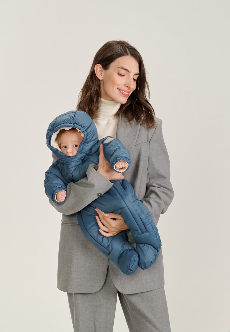 Leokid OVERALL EDDY - Tuta da neve - sea moss/blu scuro - Zalando.it