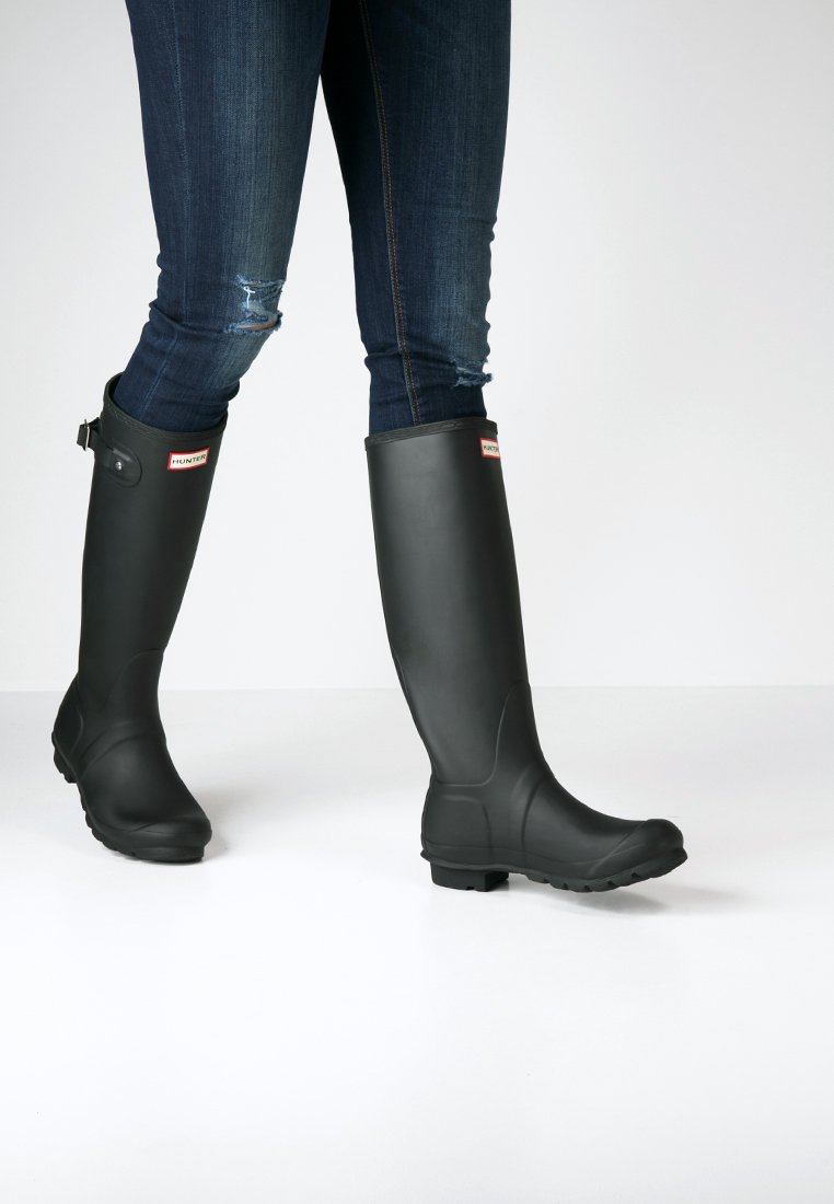 Hunter ORIGINAL ORIGINAL TALL VEGAN - Wellies - Wellies - black ...