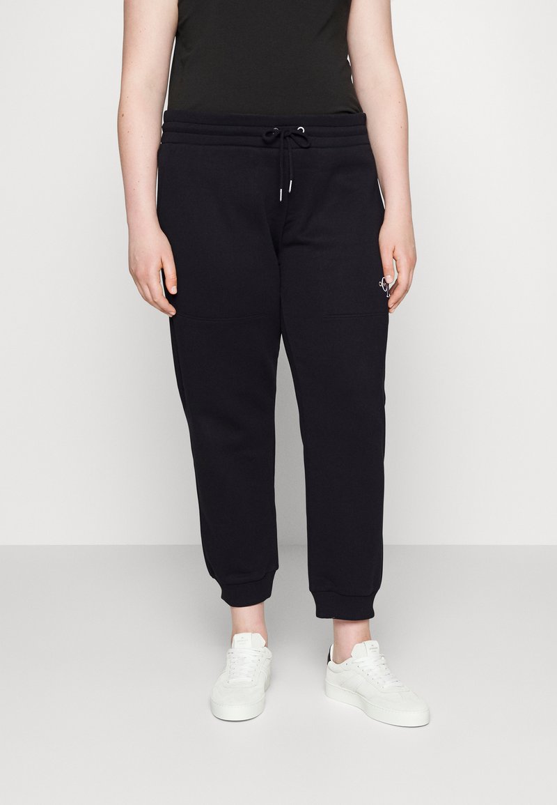 Calvin Klein Jeans Plus Monogram Jog Pants Tracksuit Bottoms Black