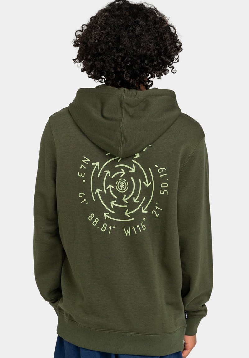 Element COMPASS - Hoodie - csn/bruin - Zalando.be