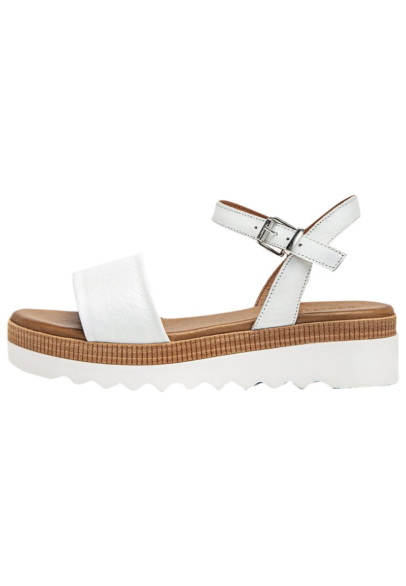 Inuovo Platform sandals - white wht/white - Zalando.de