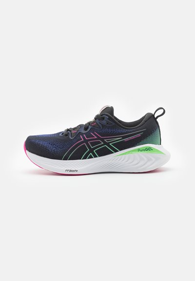 ASICS GEL NIMBUS 25 - Laufschuh Neutral - black/pure silver/schwarz ...