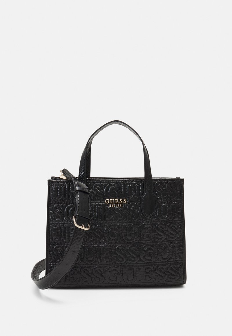 Guess SILVANA COMPARTMENT TOTE - Borsa a mano - black/nero - Zalando.it