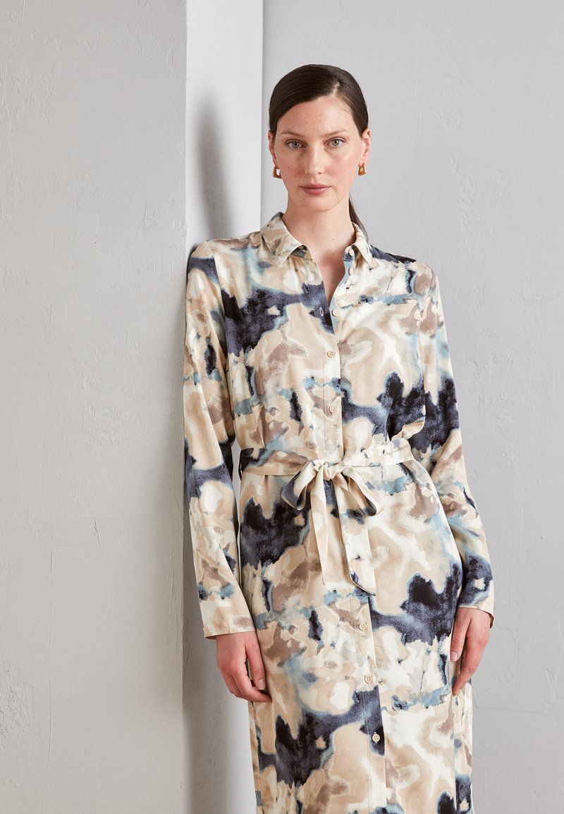 Minimum NORRA - Shirt dress - sagebrush green/multi-coloured - Zalando.ie