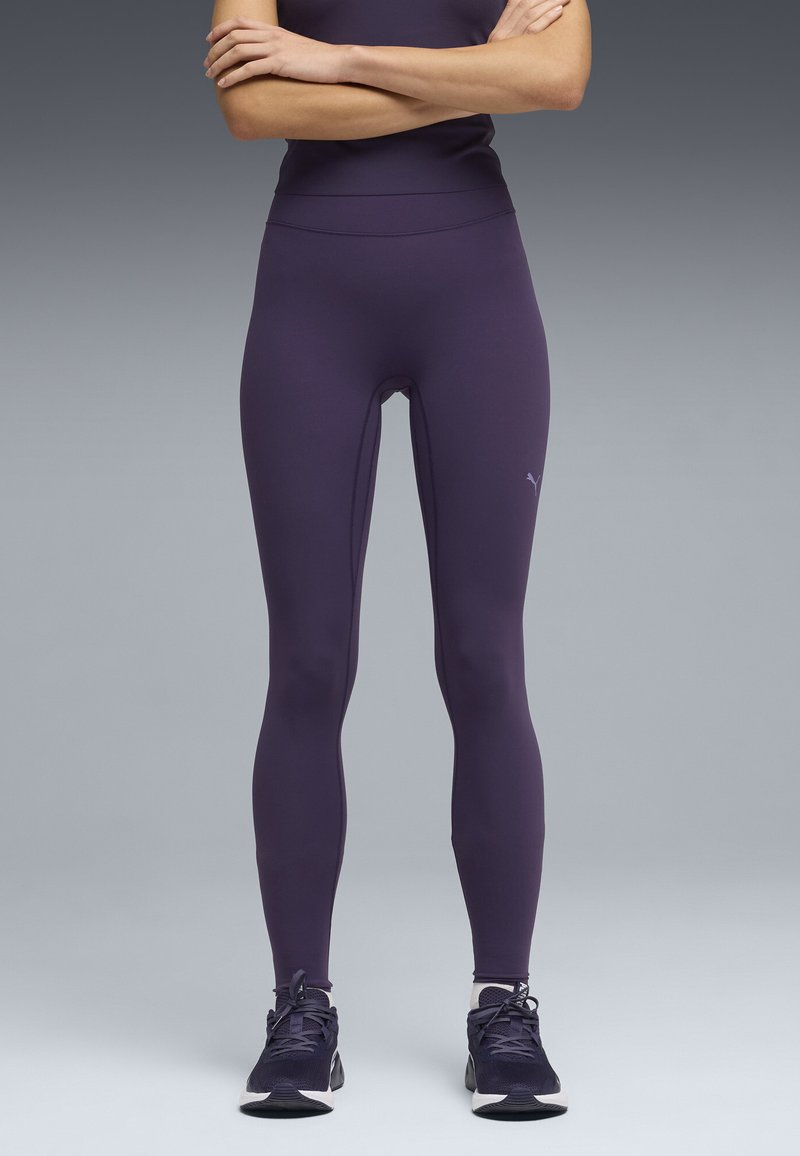 Puma W SHAPELUXE TIGHT - HW 7/8 - Leggings - deep plum/purple - Zalando