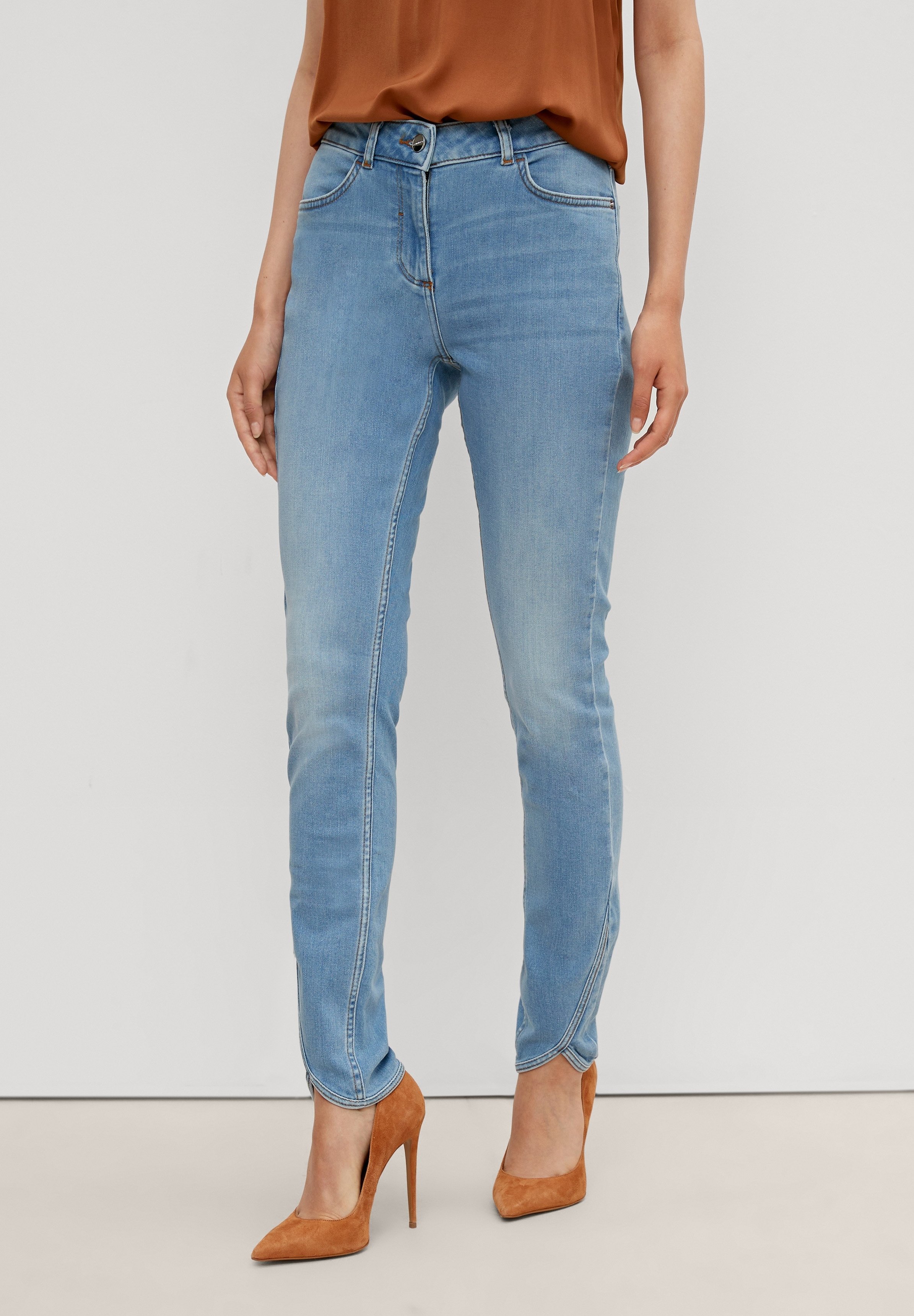 comma Jeans Slim Fit - blue stretched den/dark-blue denim - Zalando.ch