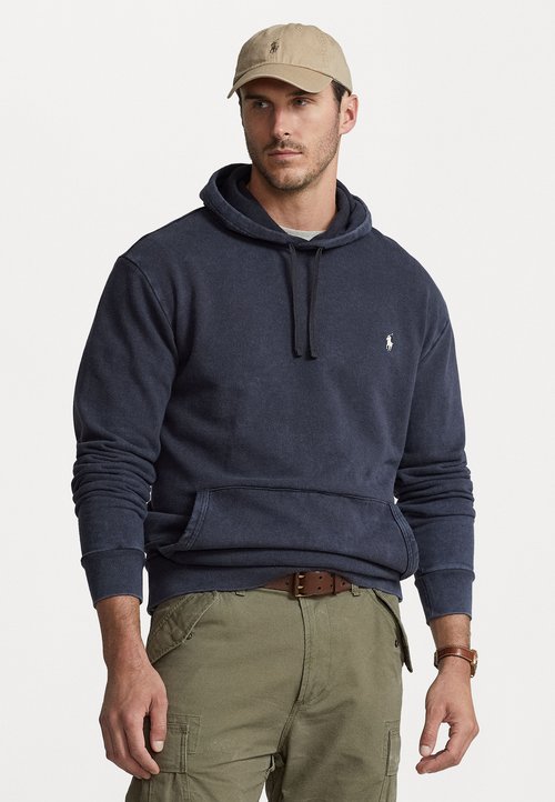 Polo Ralph Lauren Big & Tall HOOD LONG SLEEVE - Hoodie - black/svart ...
