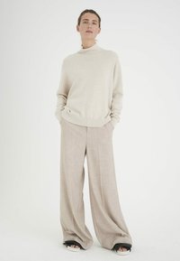 InWear TENLEY - Strickpullover - simply taupe melange/beige - Zalando.de