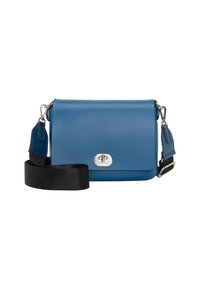 O Bag POCKET - Across body bag - blue denim plain/blue denim - Zalando