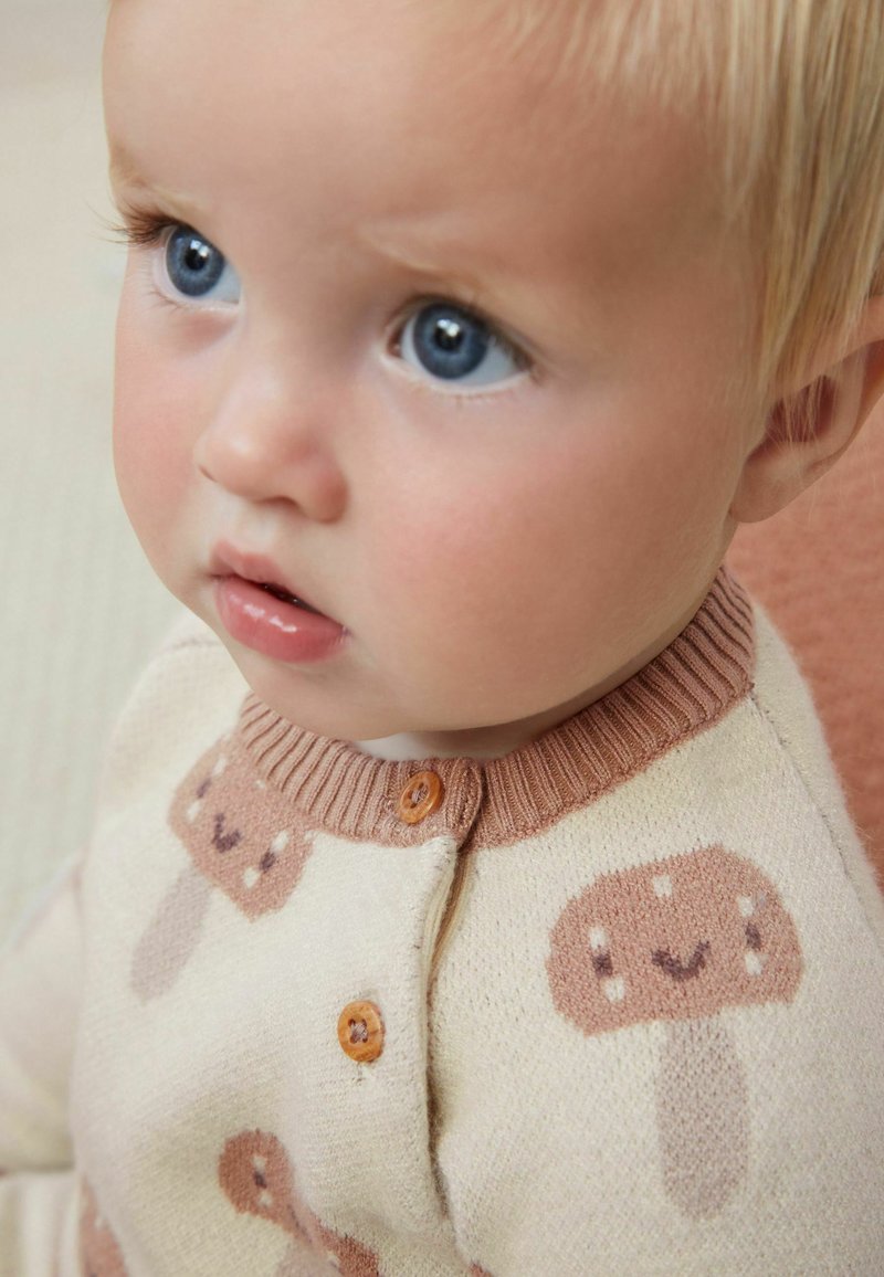 Next KNITTED JUMPER & LEGGINGS 2 PIECE SET - Džemper - cream mushroom ...