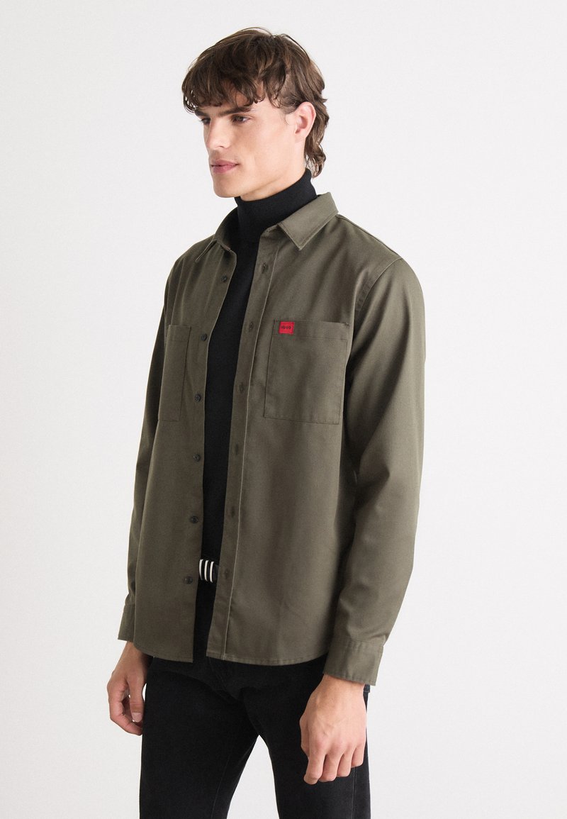 HUGO EGRIN - Business skjorter - dark beige/brun - Zalando.dk