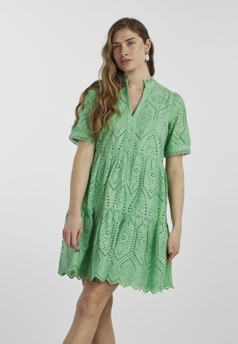 YAS YASHOLI DRESS - Freizeitkleid - katydid/grün - Zalando.ch