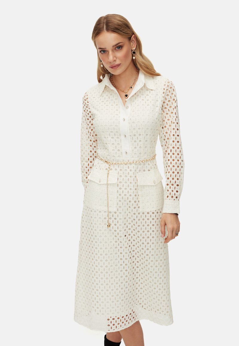 Taranko READY TO WEAR - Rochie tip cămașă - ecru/alb natural - Zalando.ro