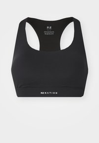 P.E Nation FREQUENCY BRA - Medium support sports bra - black - Zalando