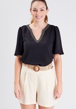 Cache Cache KURZEN ÄRMELN - Blusa - noir/negro - Zalando.es