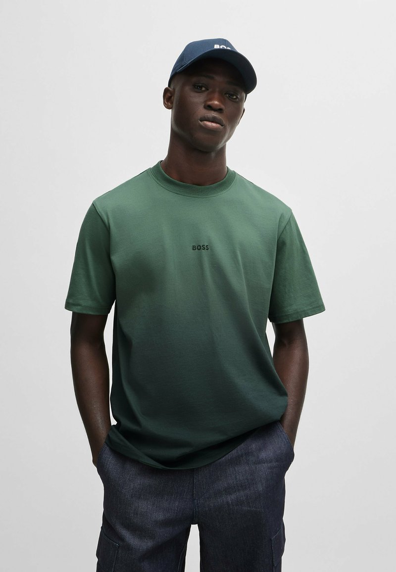BOSS GRADIENT - T-Shirt print - open green one/grün - Zalando.de