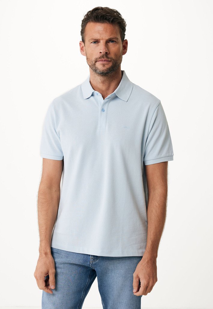 Mexx PETER REGULAR FIT - Polo shirt - sky blue/blue - Zalando