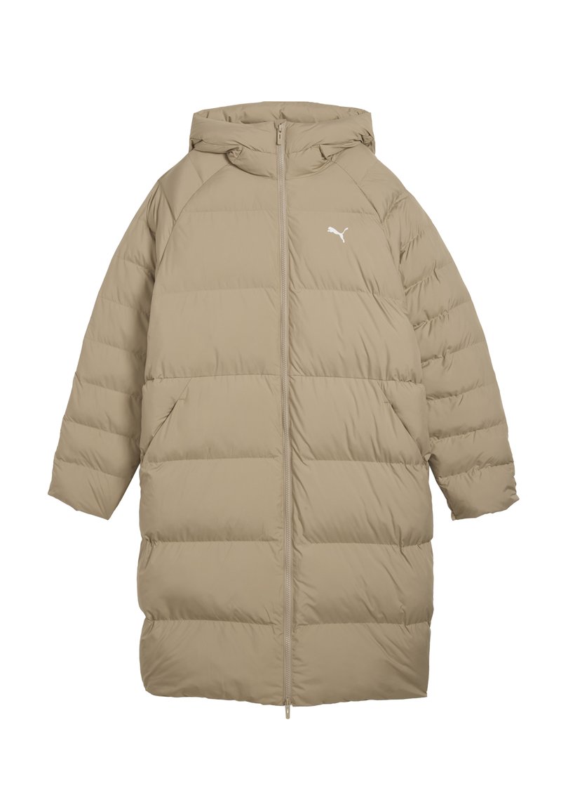 Puma MONO MIT KAPUZE - Abrigo de invierno - ice coffee/beige - Zalando.es