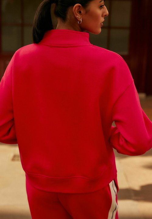 LELA HIGH COLLAR - Sweater - red/rood - Zalando.be