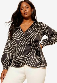 Curves Like These REGULAR FIT - Blouse - black blur/noir - ZALANDO.FR