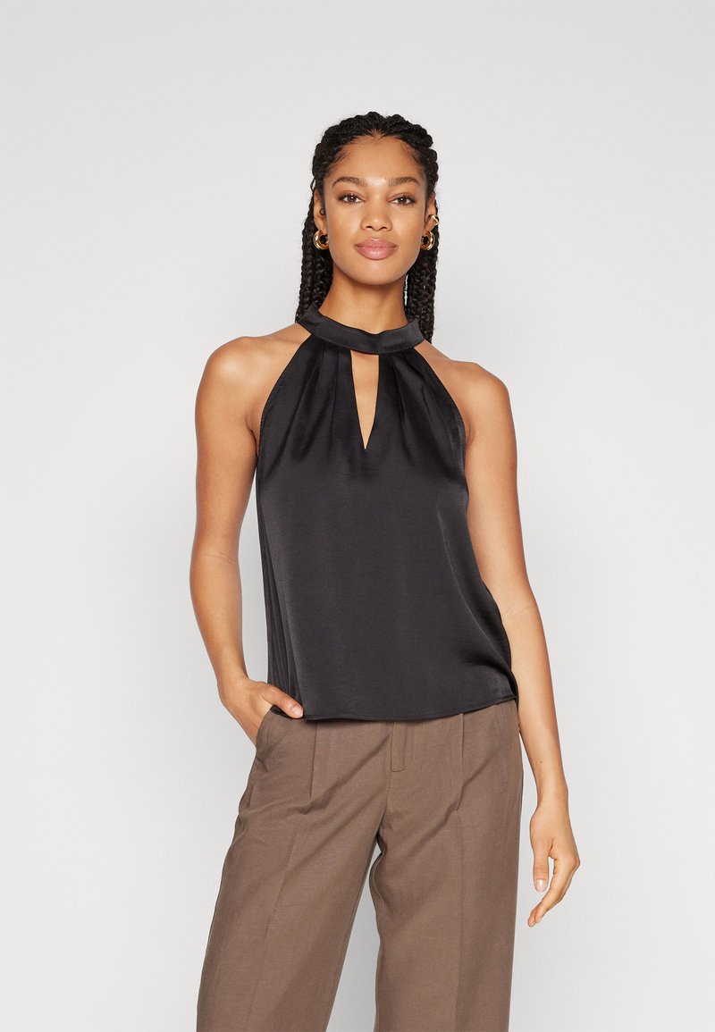 JDY JDYCAJA HALTERNECK - Top - black/schwarz - Zalando.ch