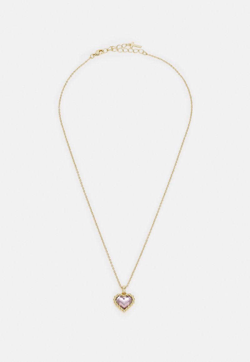 Ted Baker HARLYYN HEART PENDANT - Necklace - gold-coloured/light pink ...