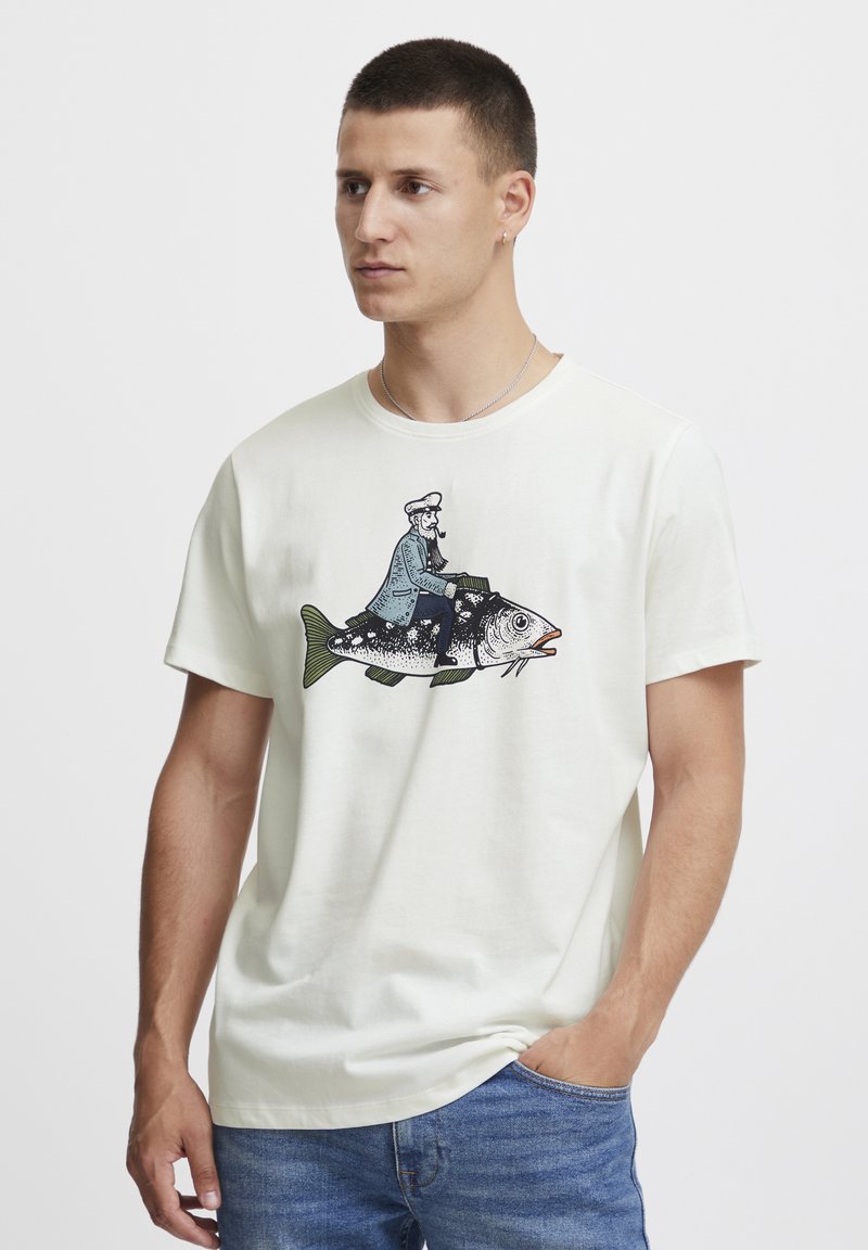 Blend TEE - Printtipaita - white sailor fish/sininen - Zalando.fi