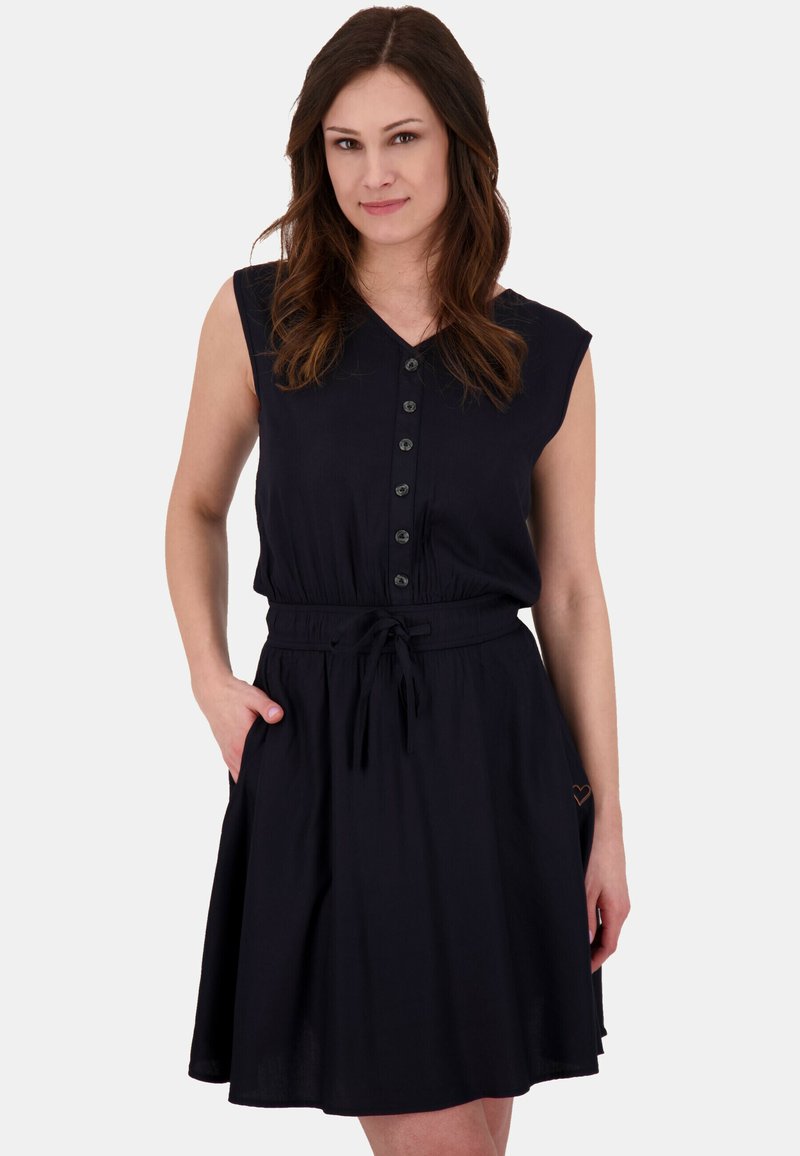 alife & kickin SCARLETTAK A MIDI - Blousejurk - schwarz/zwart - Zalando.be
