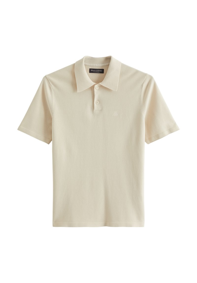 Marc O'Polo REGULAR AUS - Polo shirt - chalky sand/off-white - Zalando